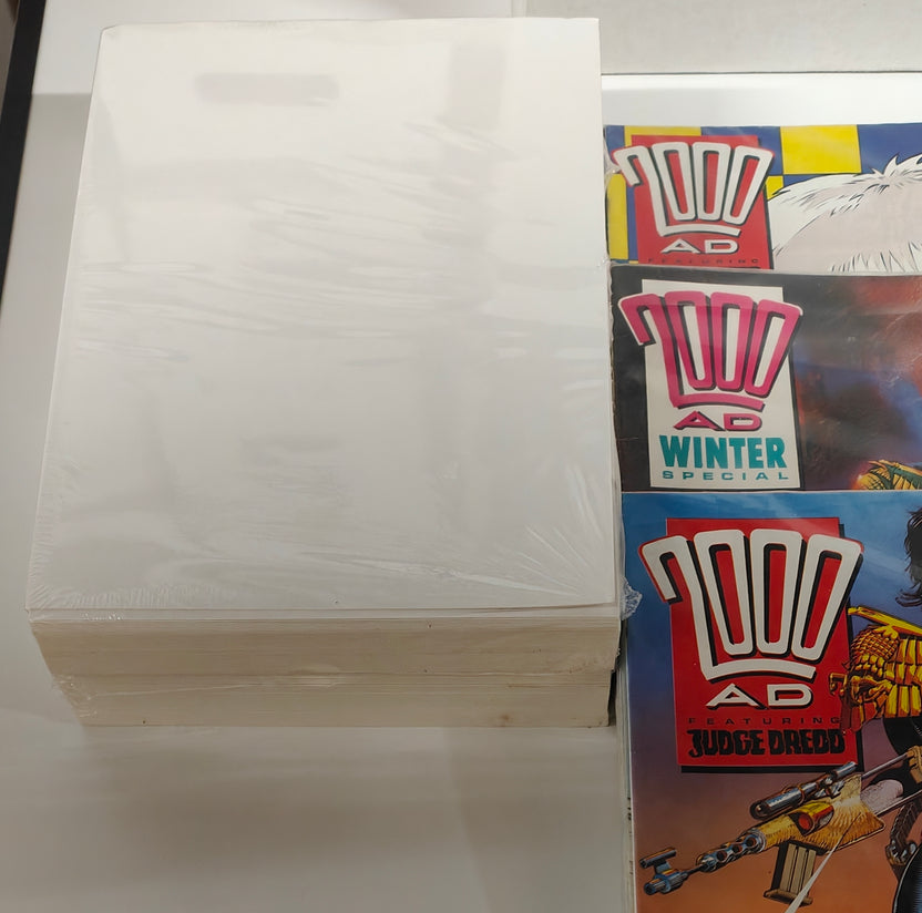 Size H. LATER SIZE 2000AD COMIC BACKING BOARDS. FOR PROGS # 520 ONWARD ...